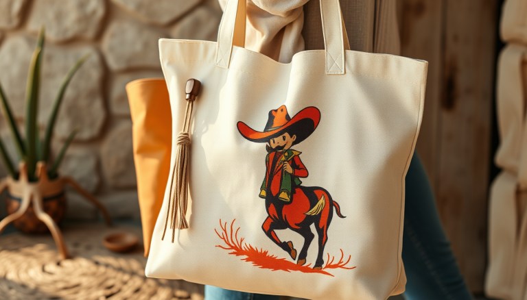 Regenerative Linen Cowboy Totes Merging Sustainability with Western ...