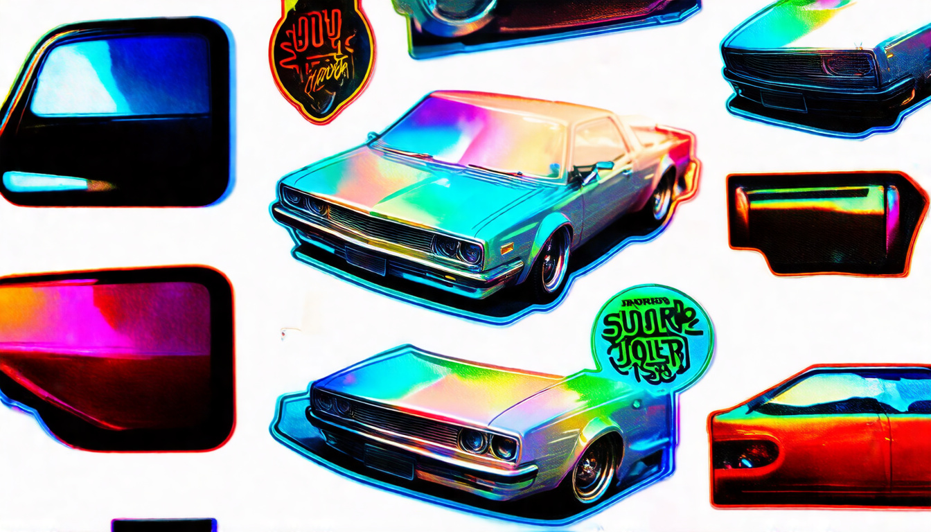 Car & Bumper 90s Holographic Stickers: How to Remove Without Residue ...