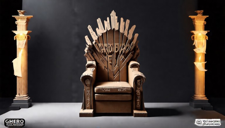 Cardboard Overlord Throne — Anthracite Fantasy Graphic Tee – Hot Products, Expert Tips, and In ...
