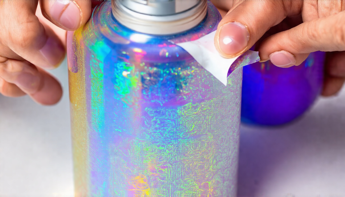 Water Bottle 90s Holographic Stickers: How to Remove Without Residue ...